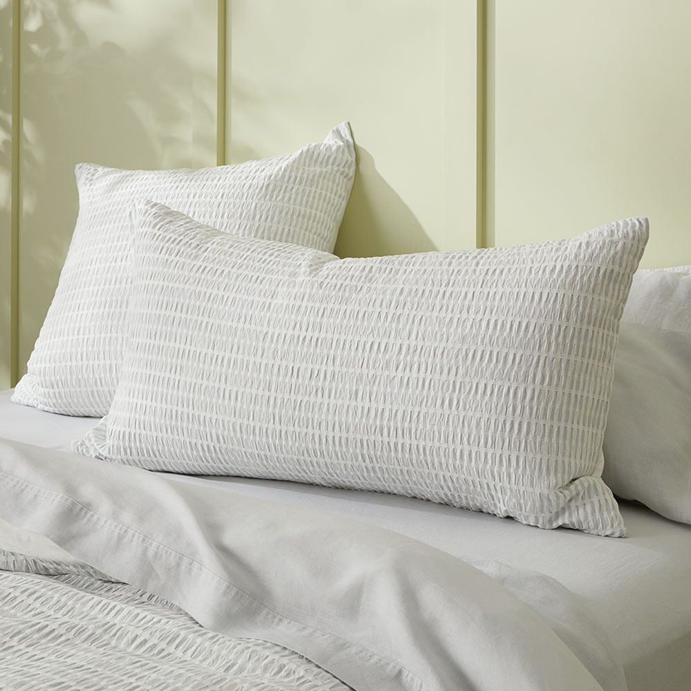 San Remo Mist Pillowcases | Adairs