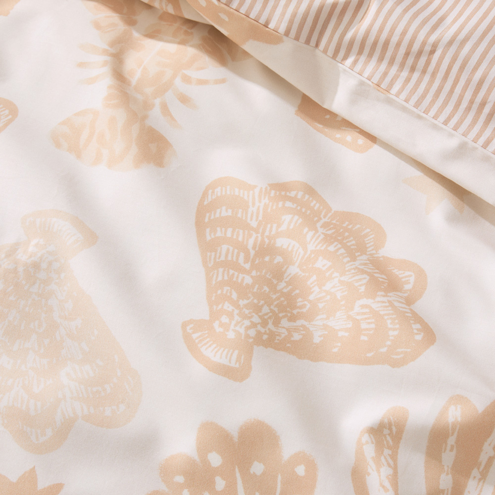 Kirra Pale Peach Quilt Cover Set | Adairs