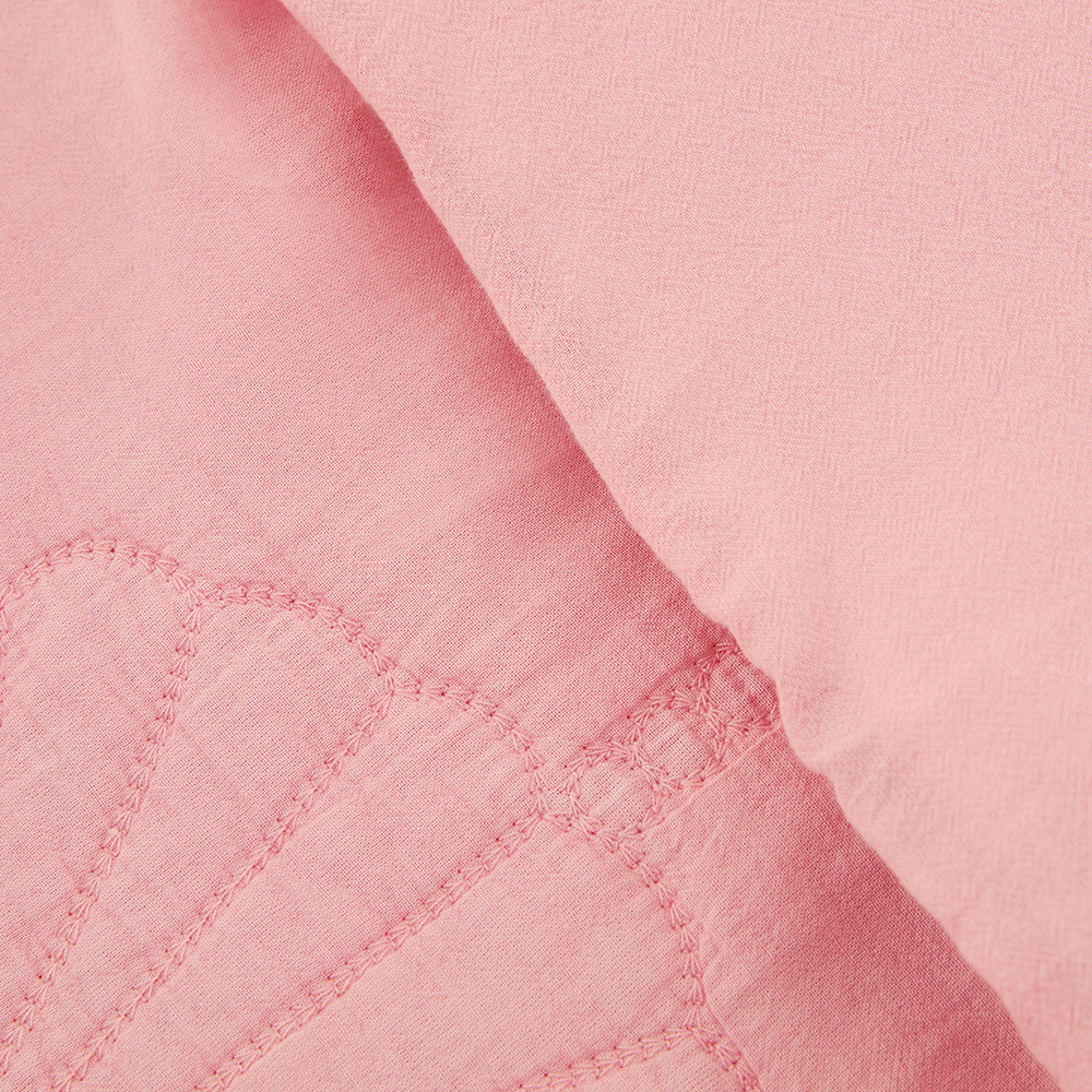 Adairs Kids - Shell Coral Cot Quilted Quilt Cover Set | Adairs
