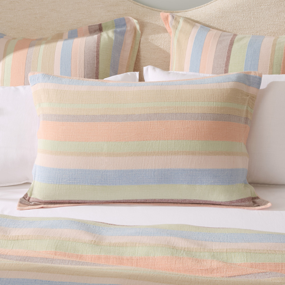 Abby Multi Stripe Quilt Cover Set + Separates | Adairs