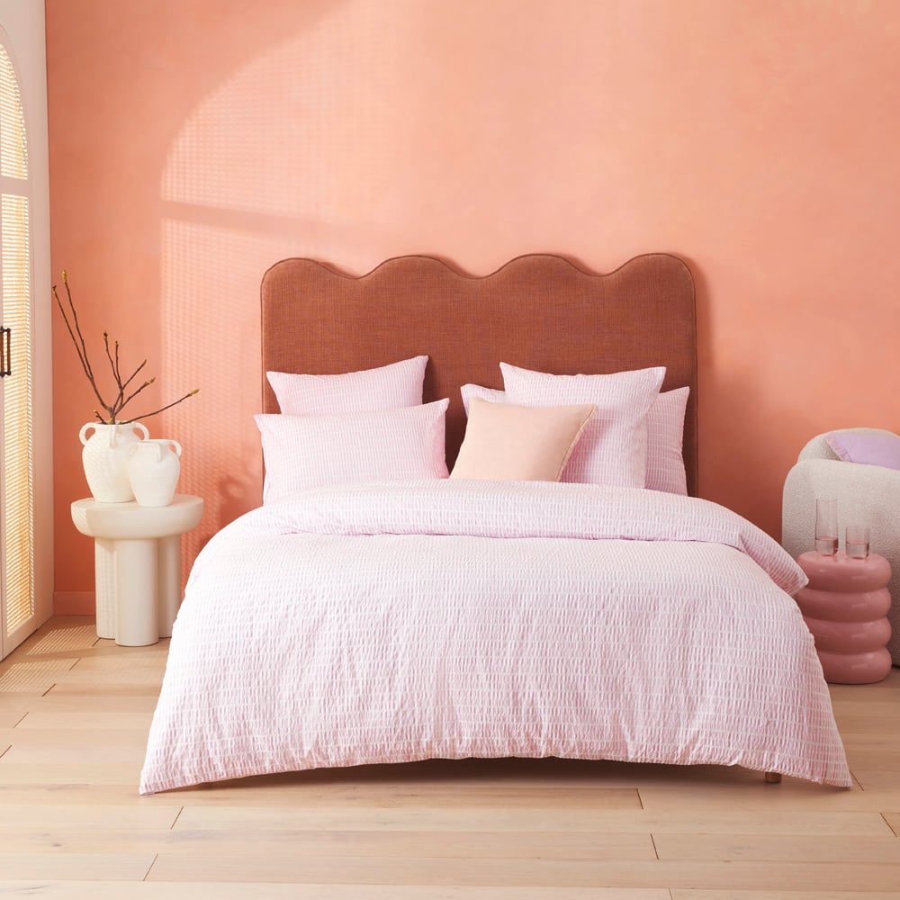 San Remo Pink Quilt Cover Set + Separates | Adairs
