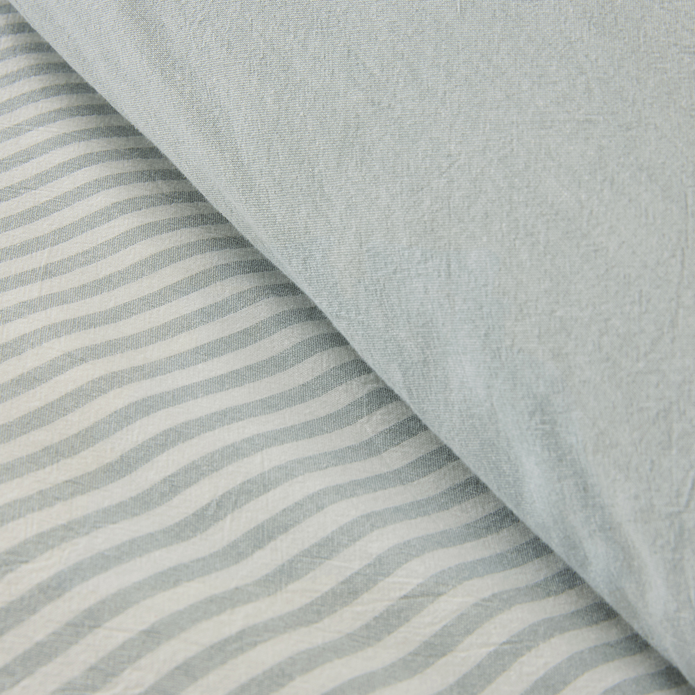 Ruffle Dusty Blue Quilt Cover Set + Separates | Adairs