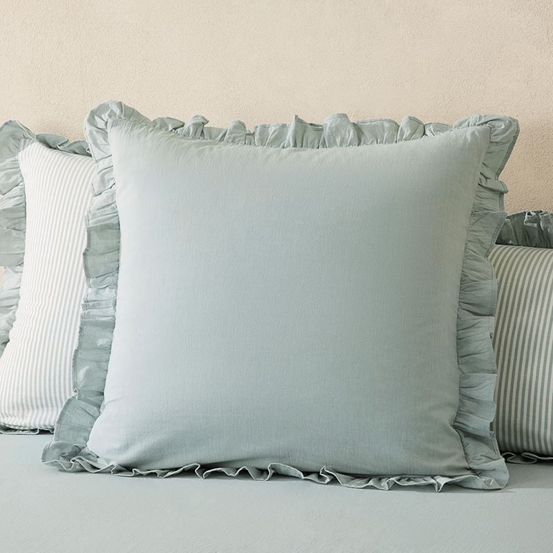 Ruffle Dusty Blue Quilt Cover Set Separates Adairs