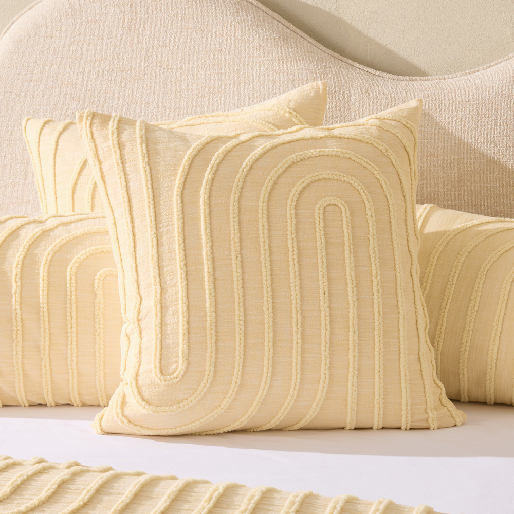 Kori Butter Tufted Pillowcases | Adairs