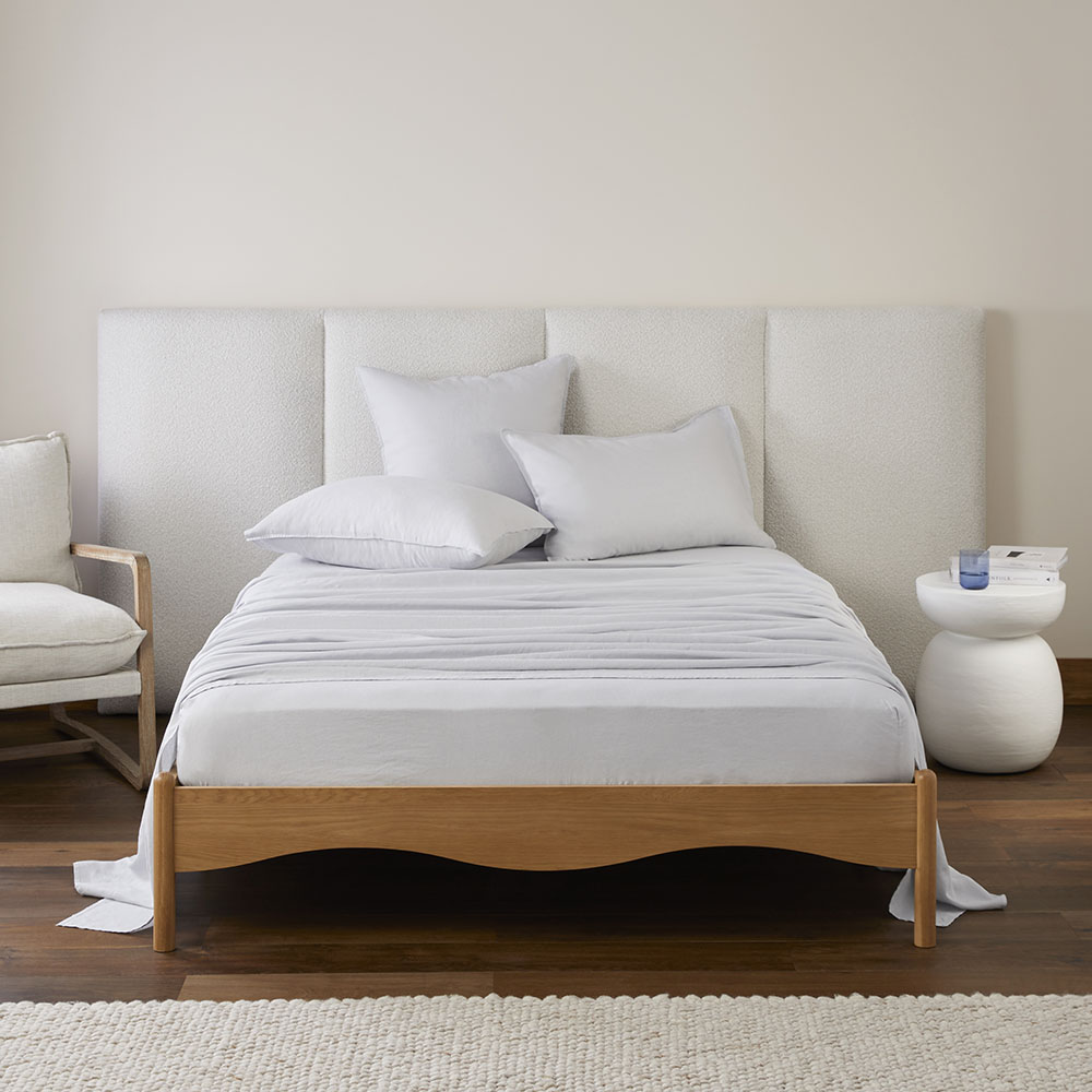 Vintage Washed Linen Glacier Sheet Separates | Adairs