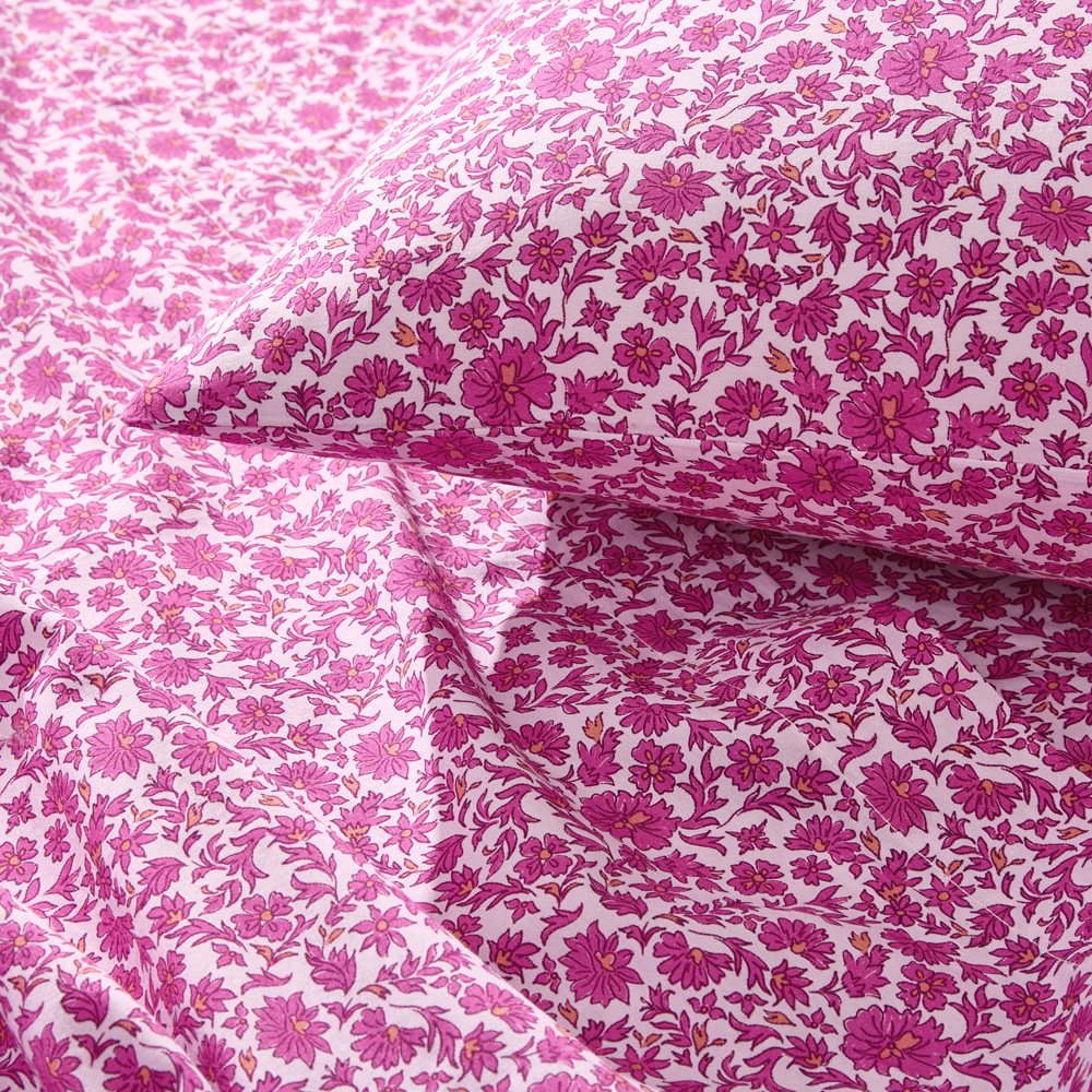 Samara Floral Boysenberry Sheet Set | Adairs