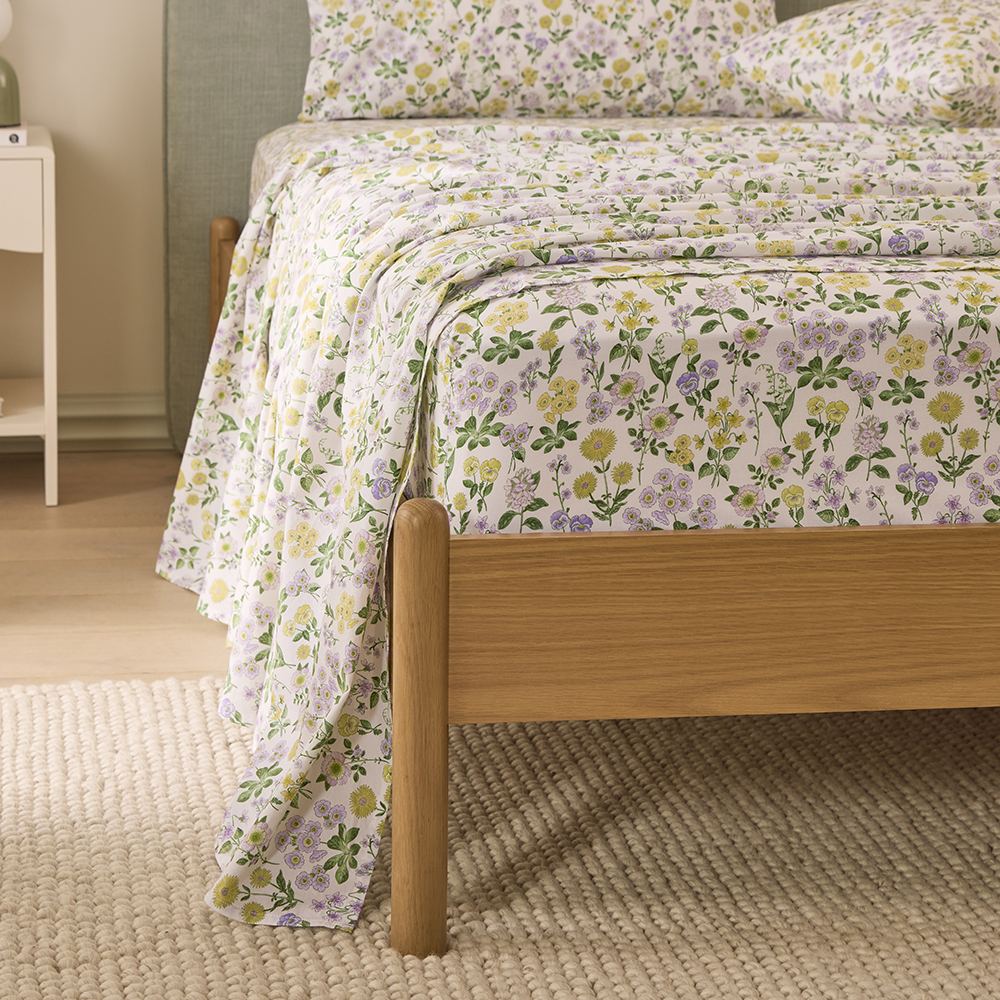 Josephine Floral Natural Sheet Set | Adairs