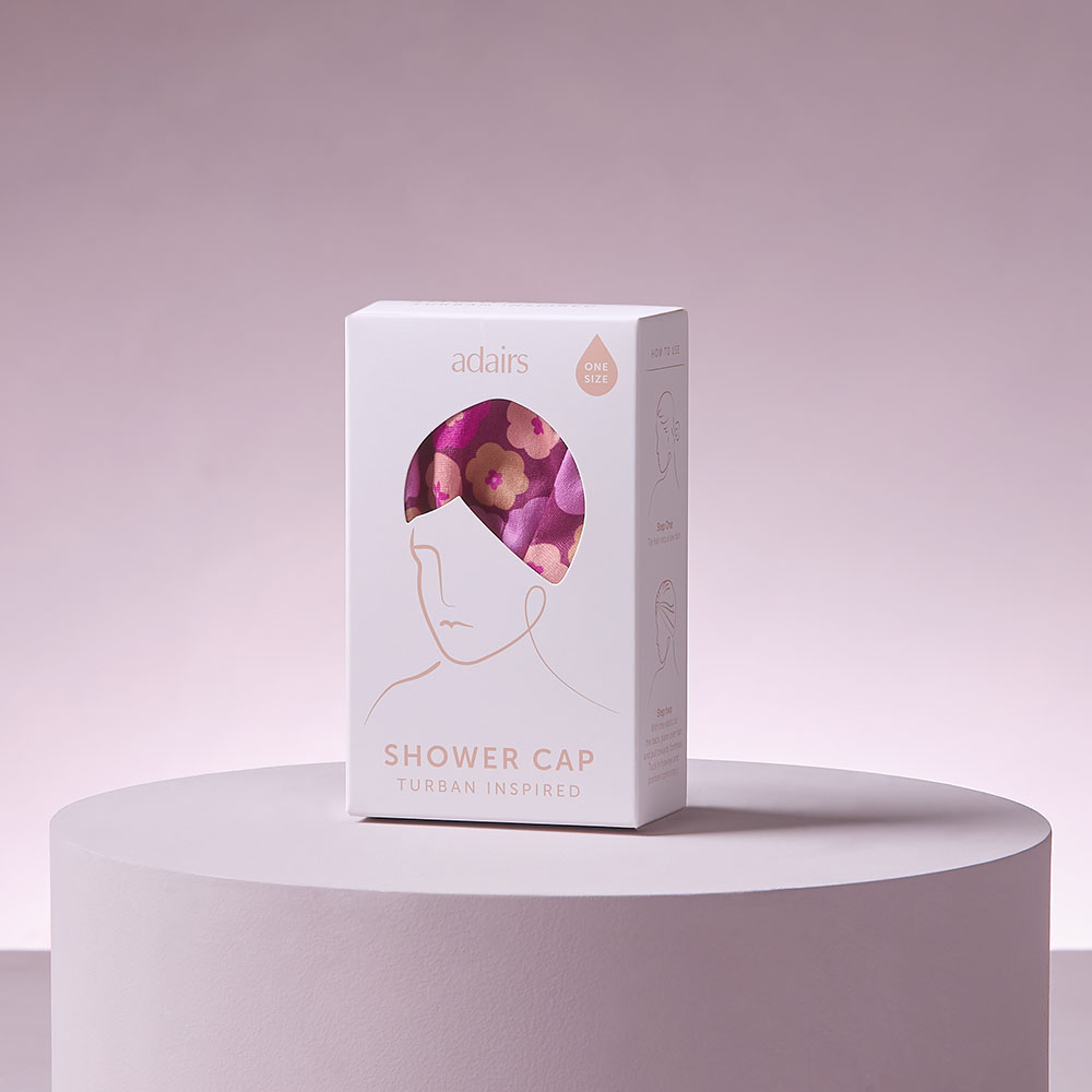 Berry Floral Printed Shower Cap | Adairs