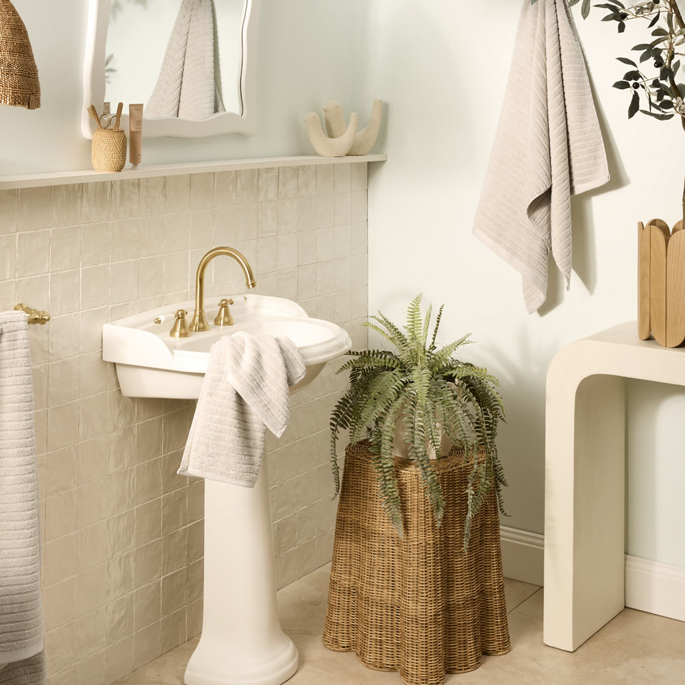 Miller Australian Cotton Stone Towel Range | Adairs