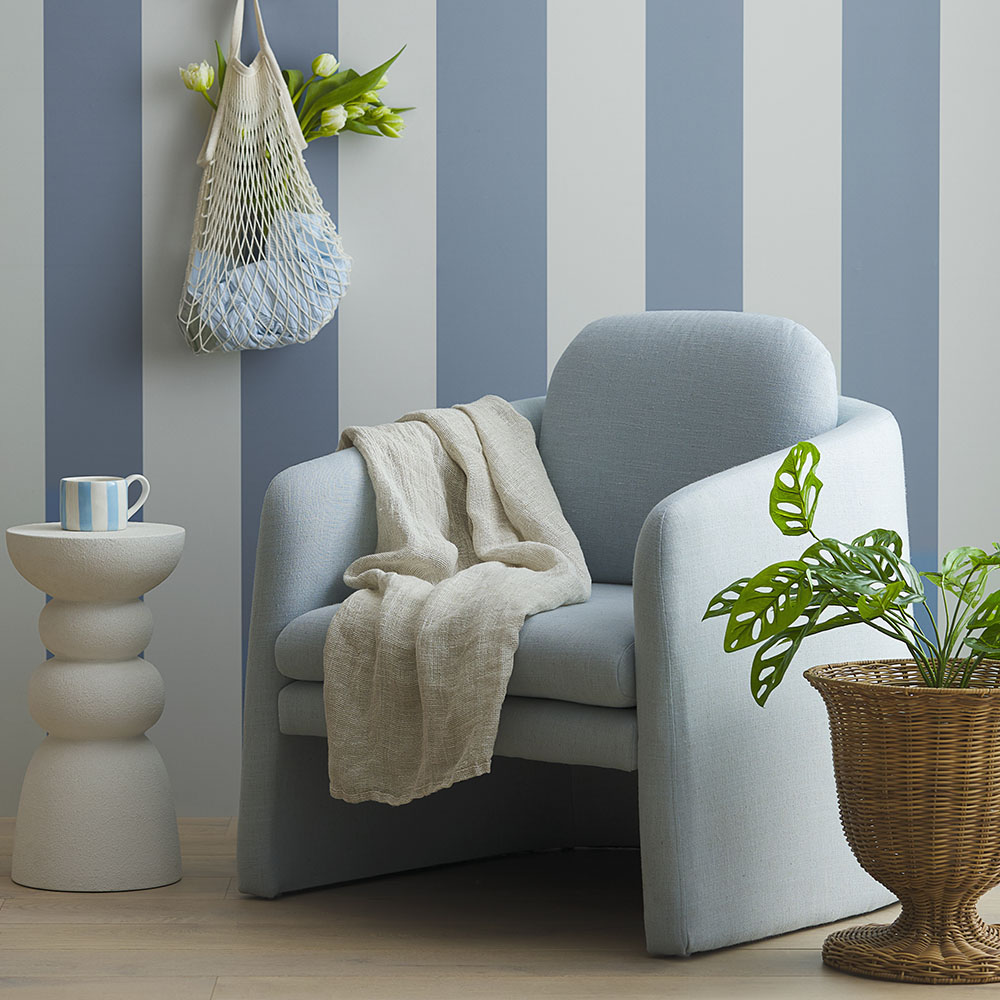 Avoca Powder Blue Chair | Adairs