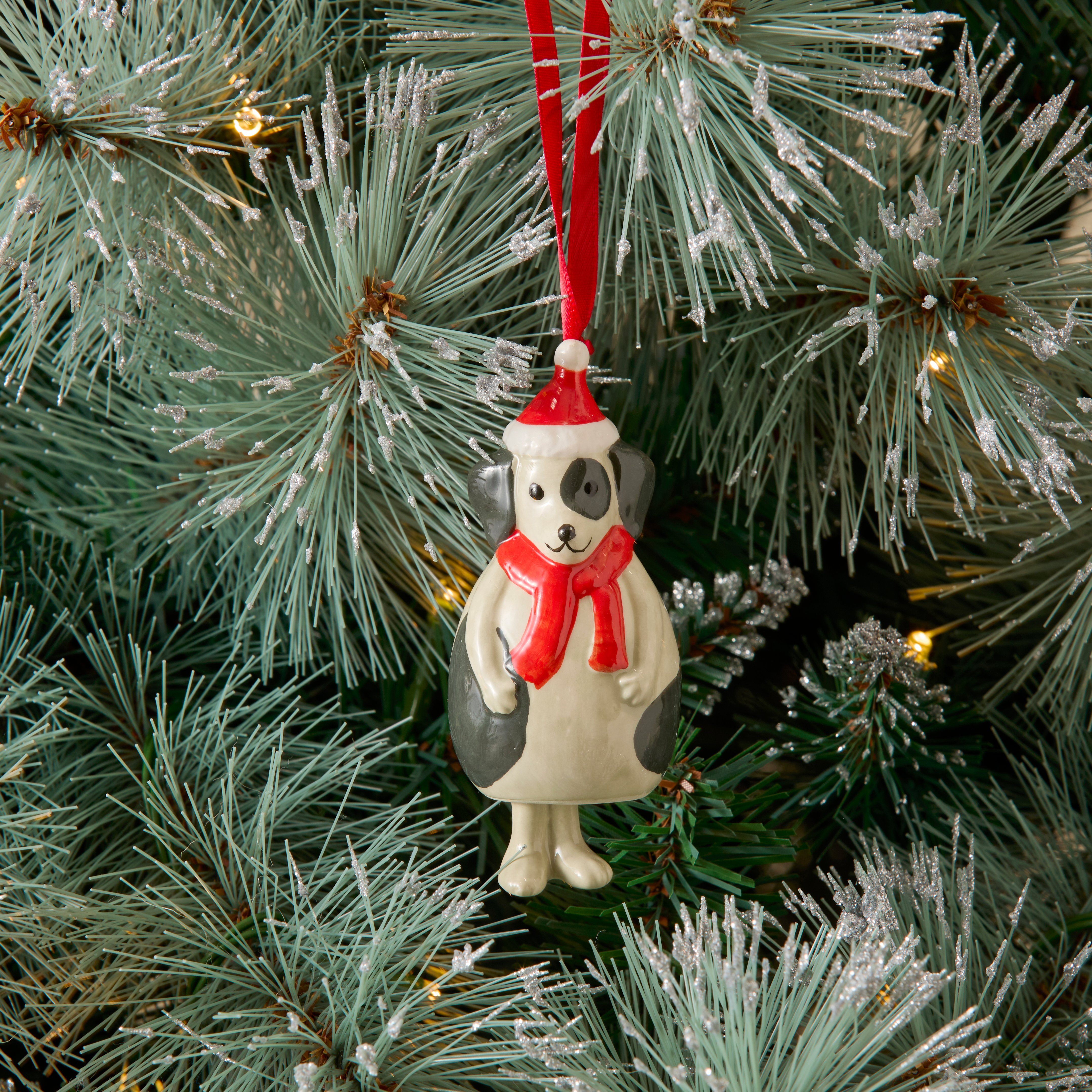 Ceramic Dog Animal Bell Decoration | Adairs