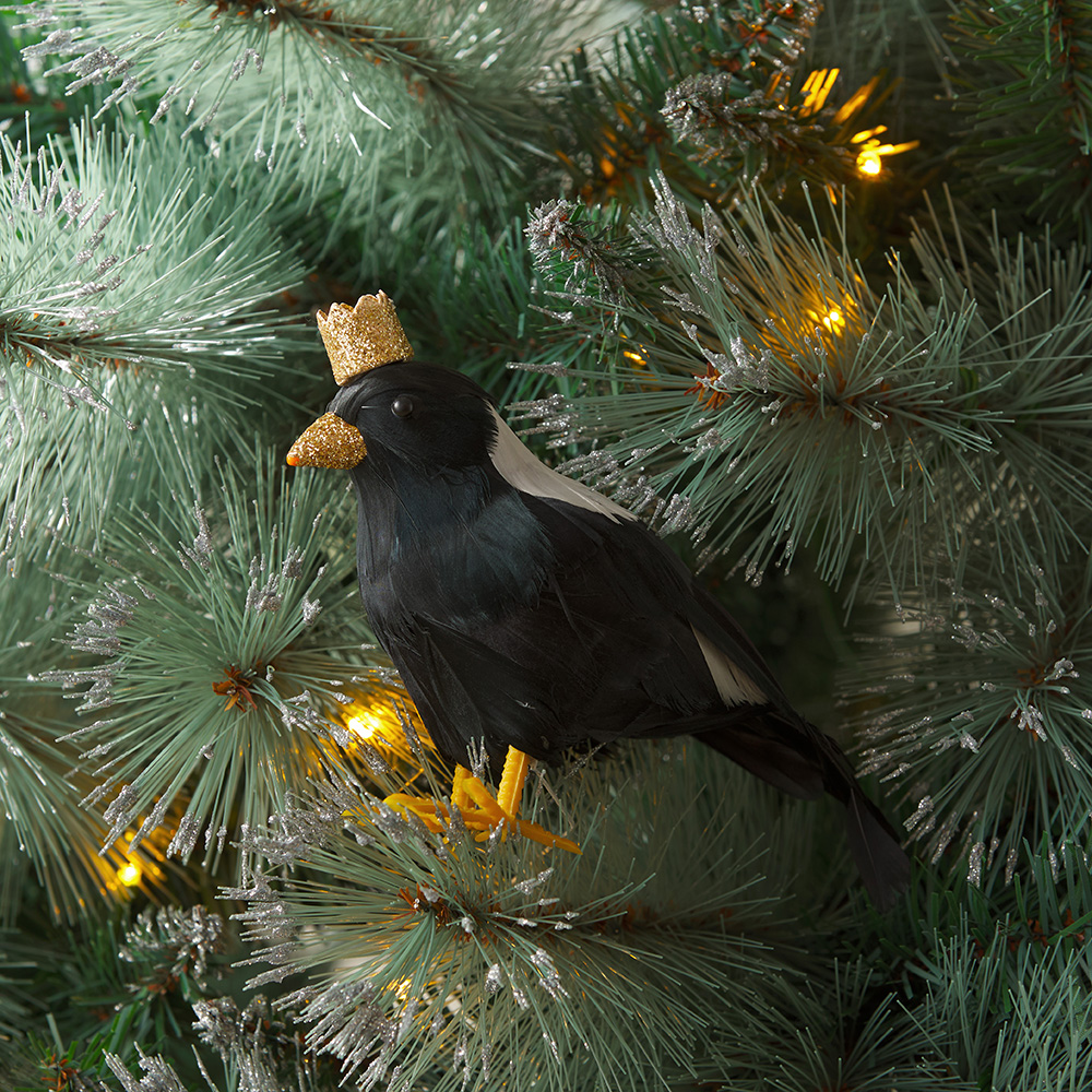 Feather Magpie Bird Decoration | Adairs