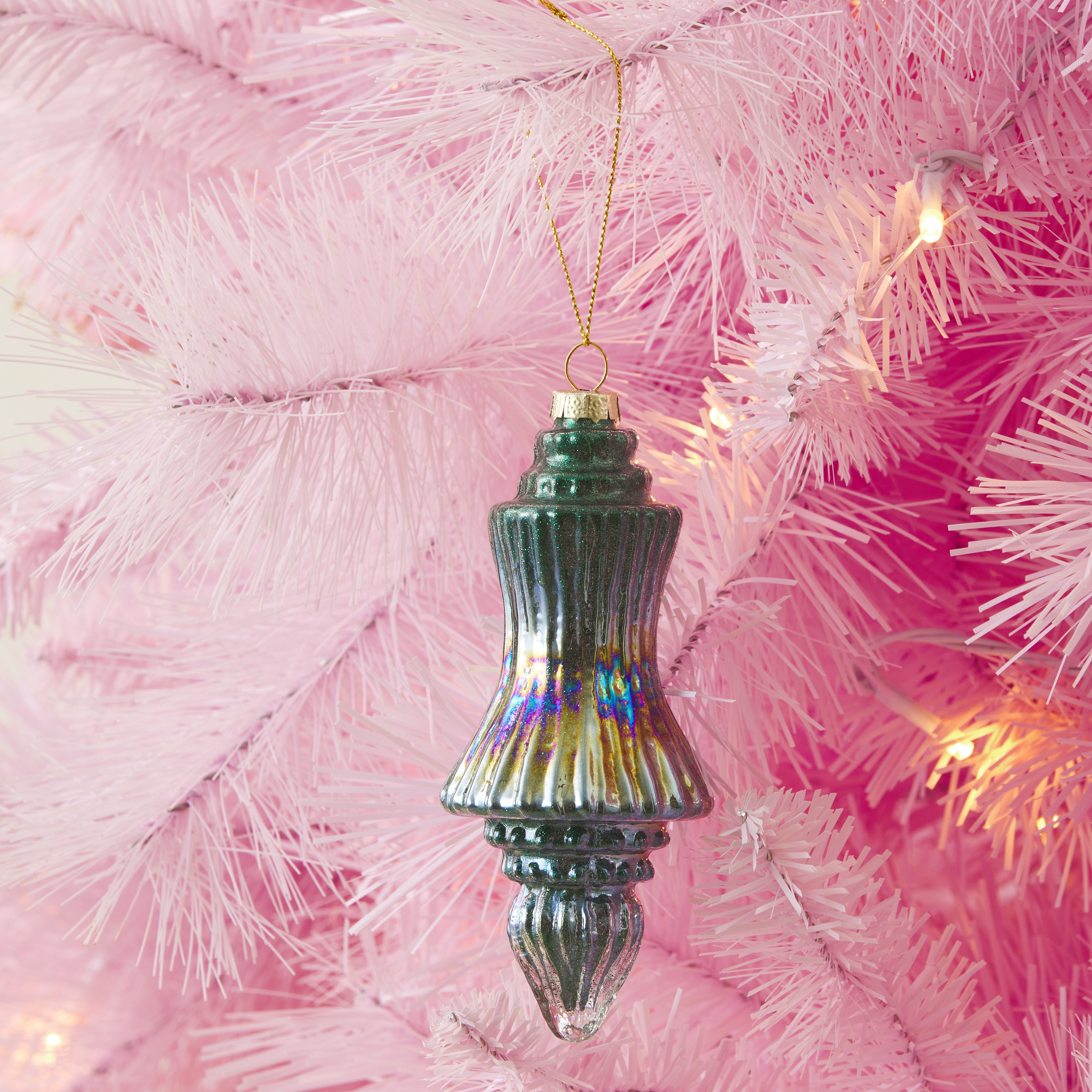Finial Blue Drop Bauble | Adairs