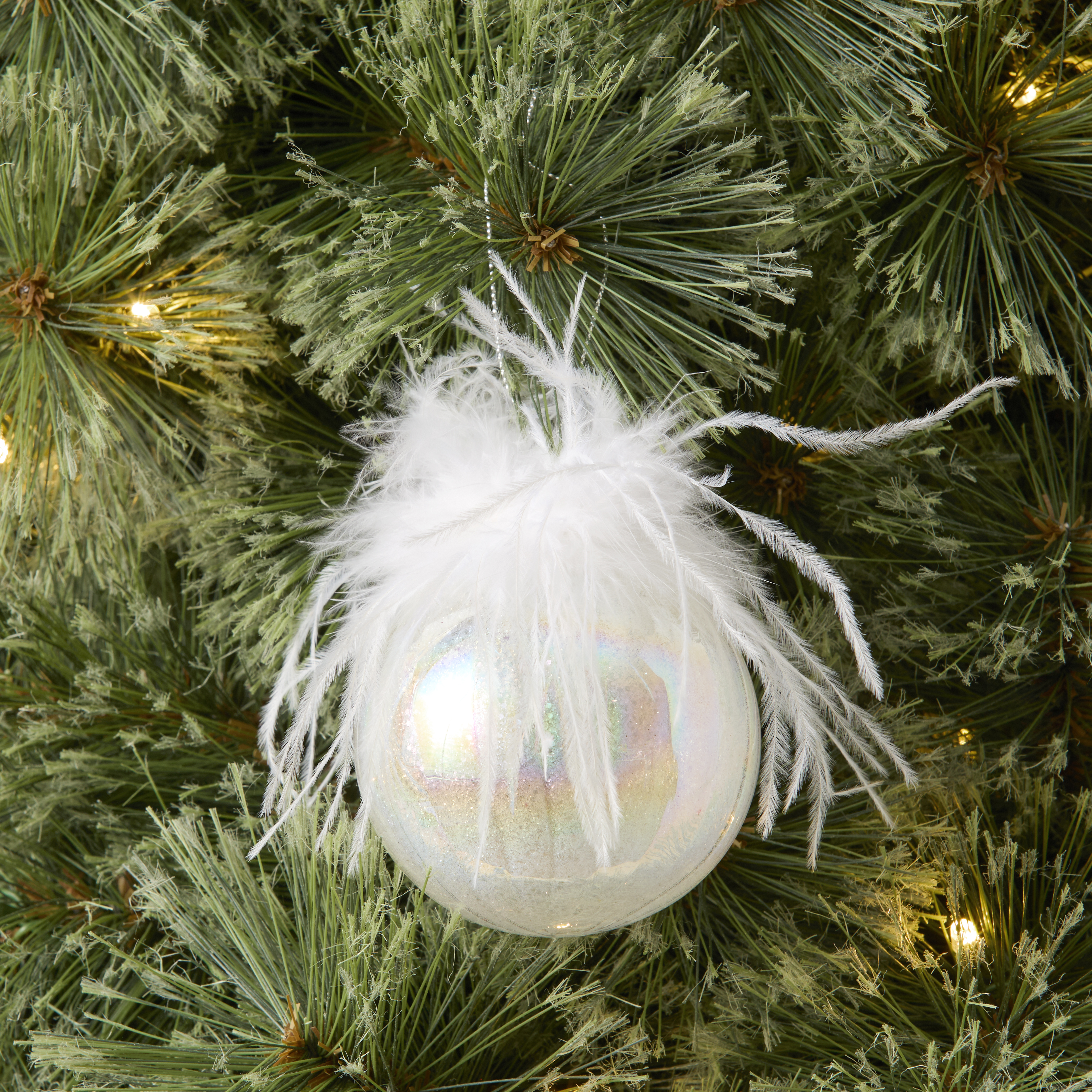 Fluffy Top Pearl Bauble | Adairs