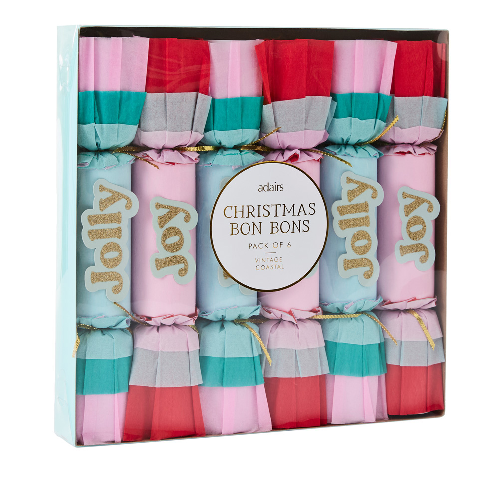 Christmas Multi Coastal Bon Bons Pack of 6 | Adairs