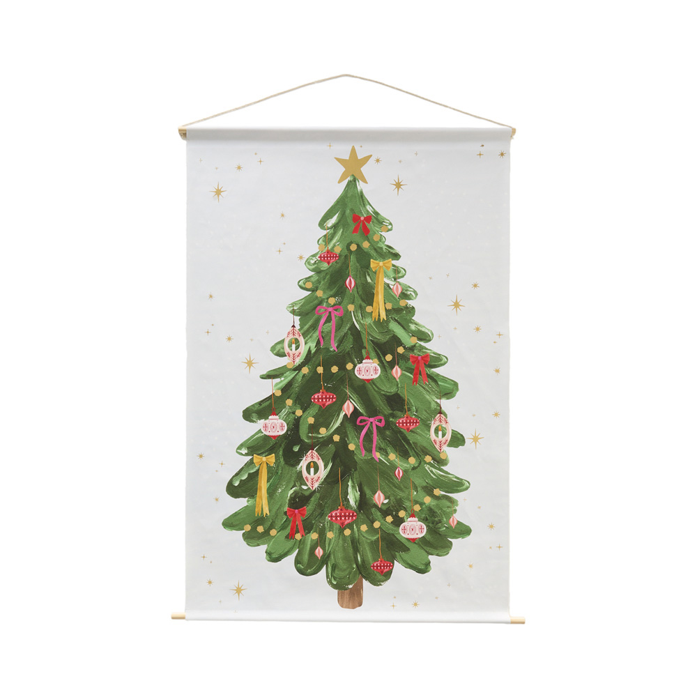 Chistmas Tree Hanging Canvas | Adairs