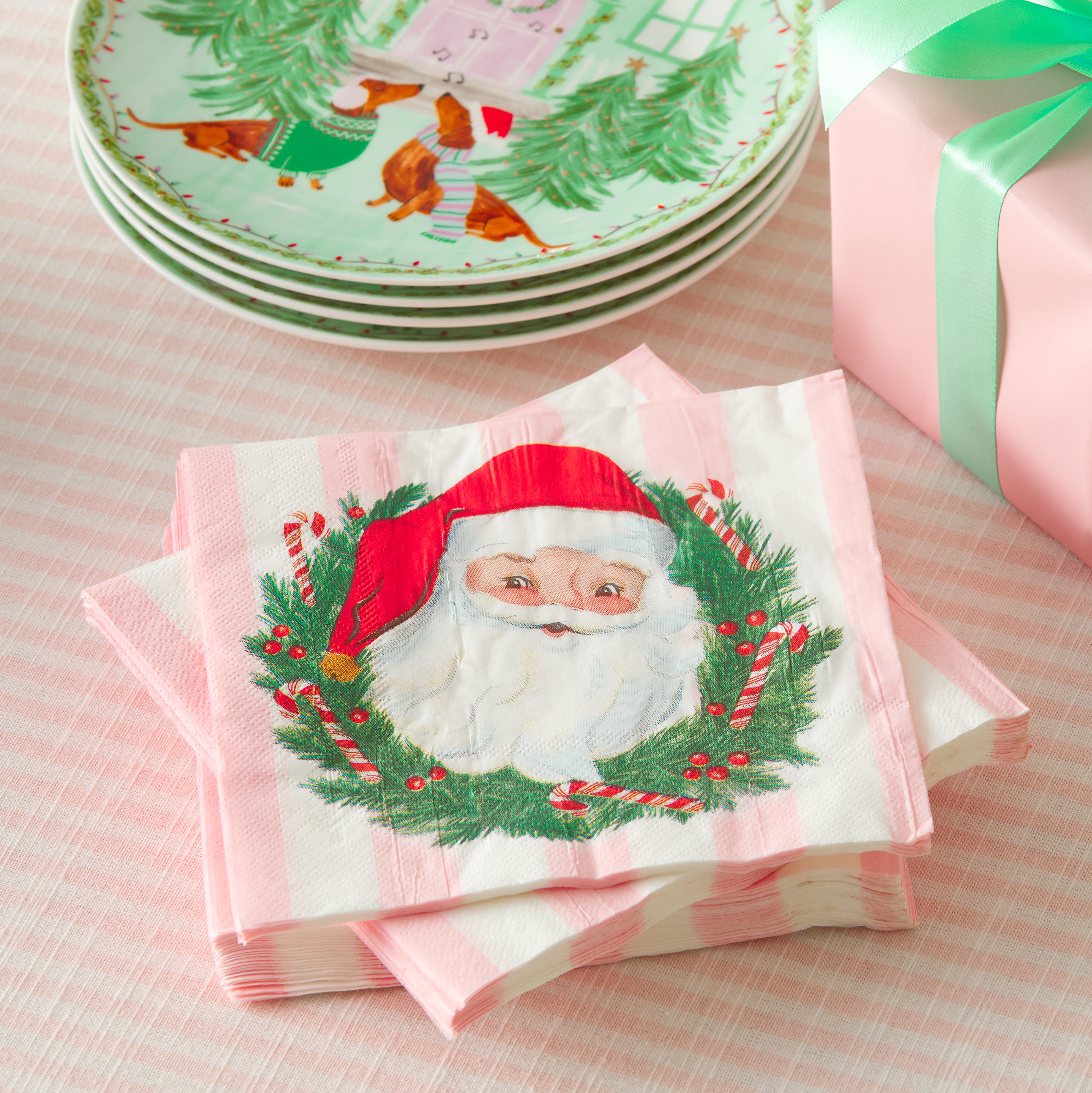 Festive Santa Paper Napkin Pack of 40 | Adairs
