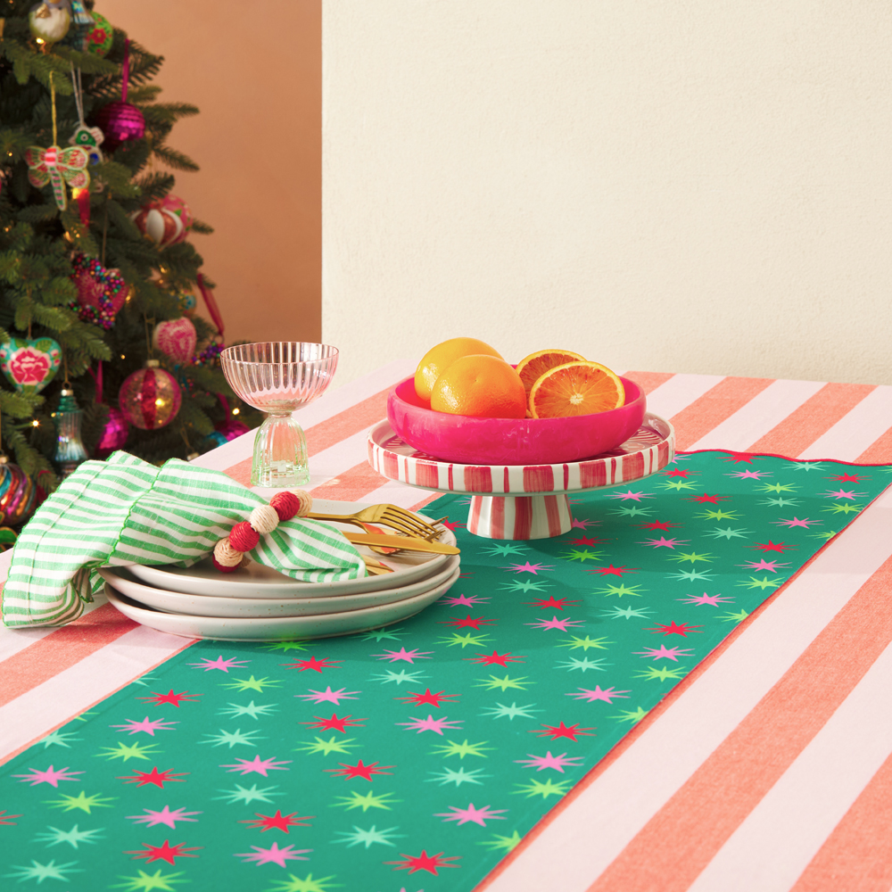 Christmas Fiesta Birds Table Runner | Adairs