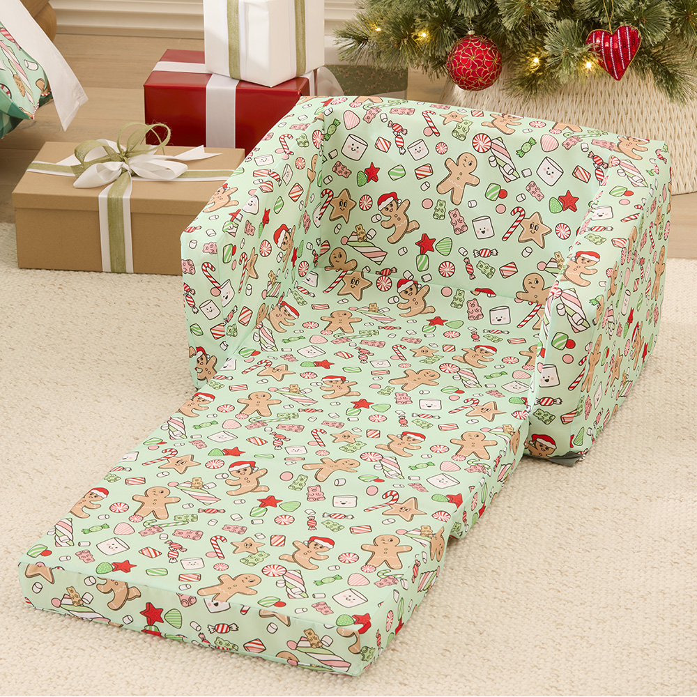 Adairs Kids - Gingerbread Candy Land Flip Out Sofa | Adairs