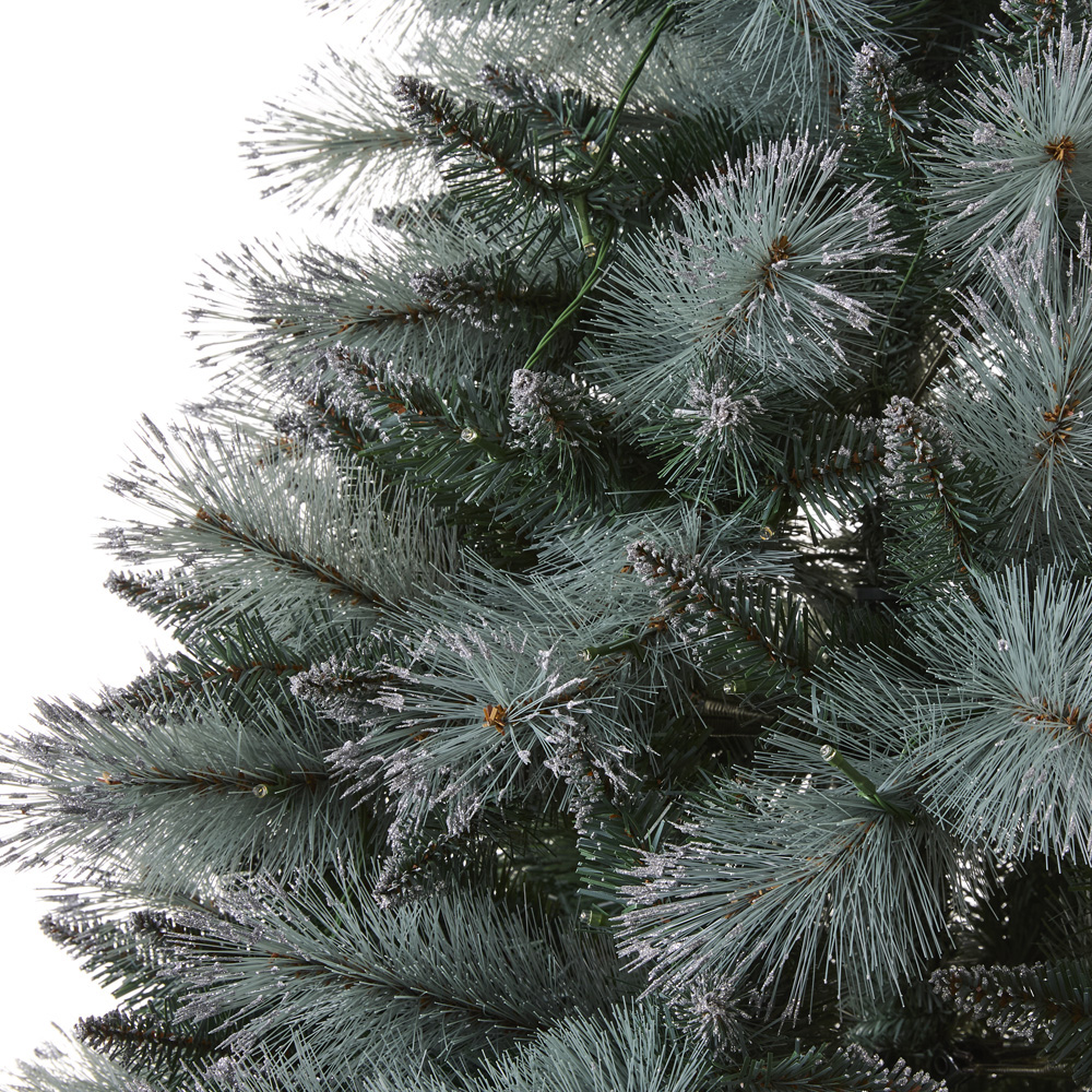 Silver Glitter Spruce LED Christmas Tree | Adairs