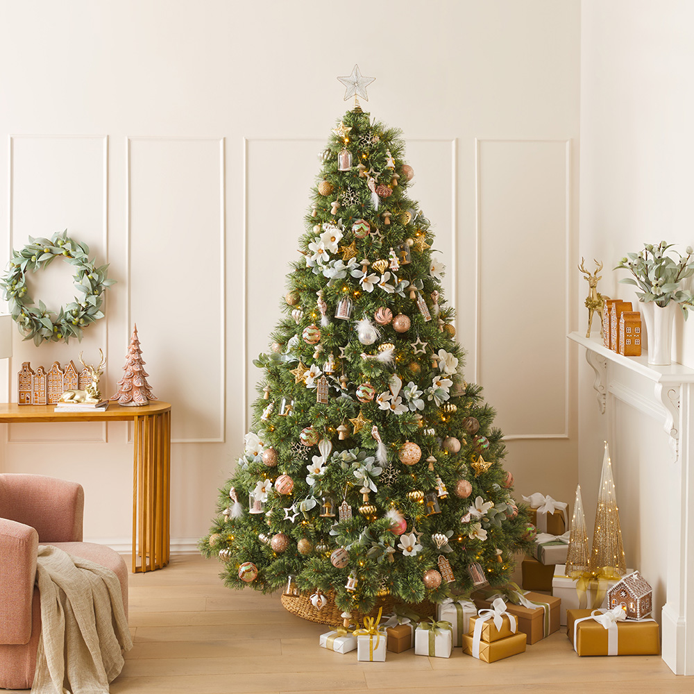 Pine Cashmere 8ft LED Christmas Tree | Adairs