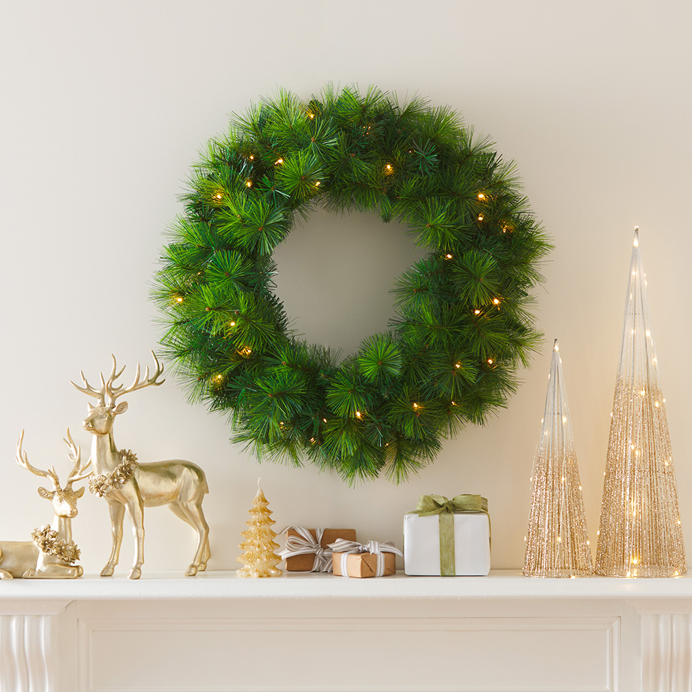 Led wreath store