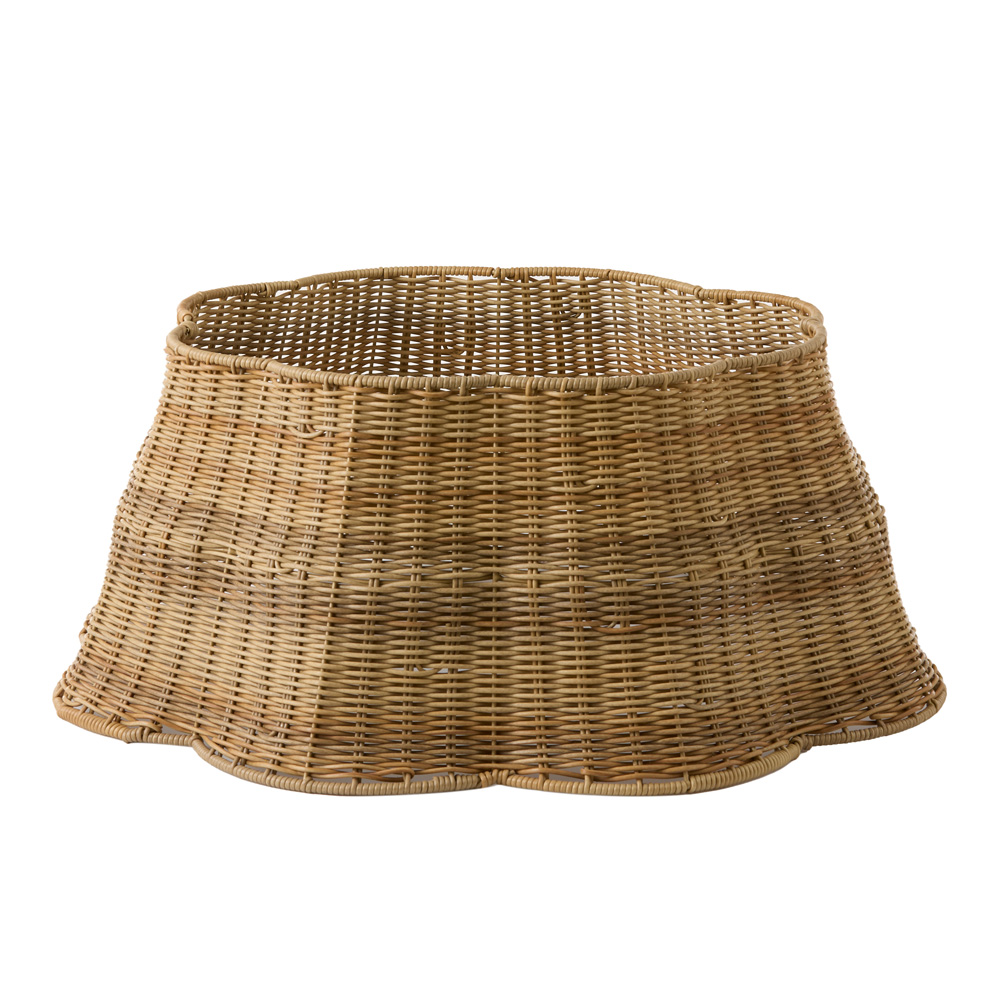 Natural Scallop Christmas Tree Skirt | Adairs