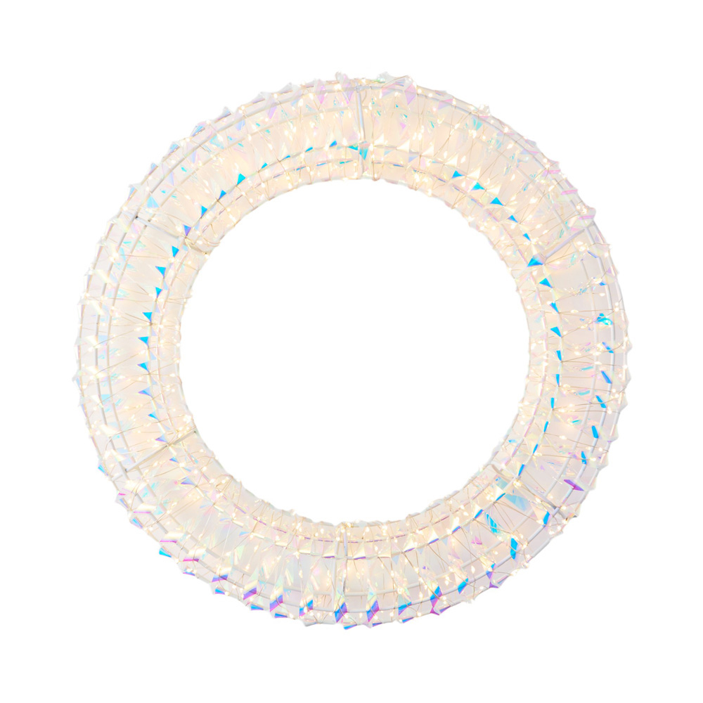 Iridescent LED Wreath | Adairs