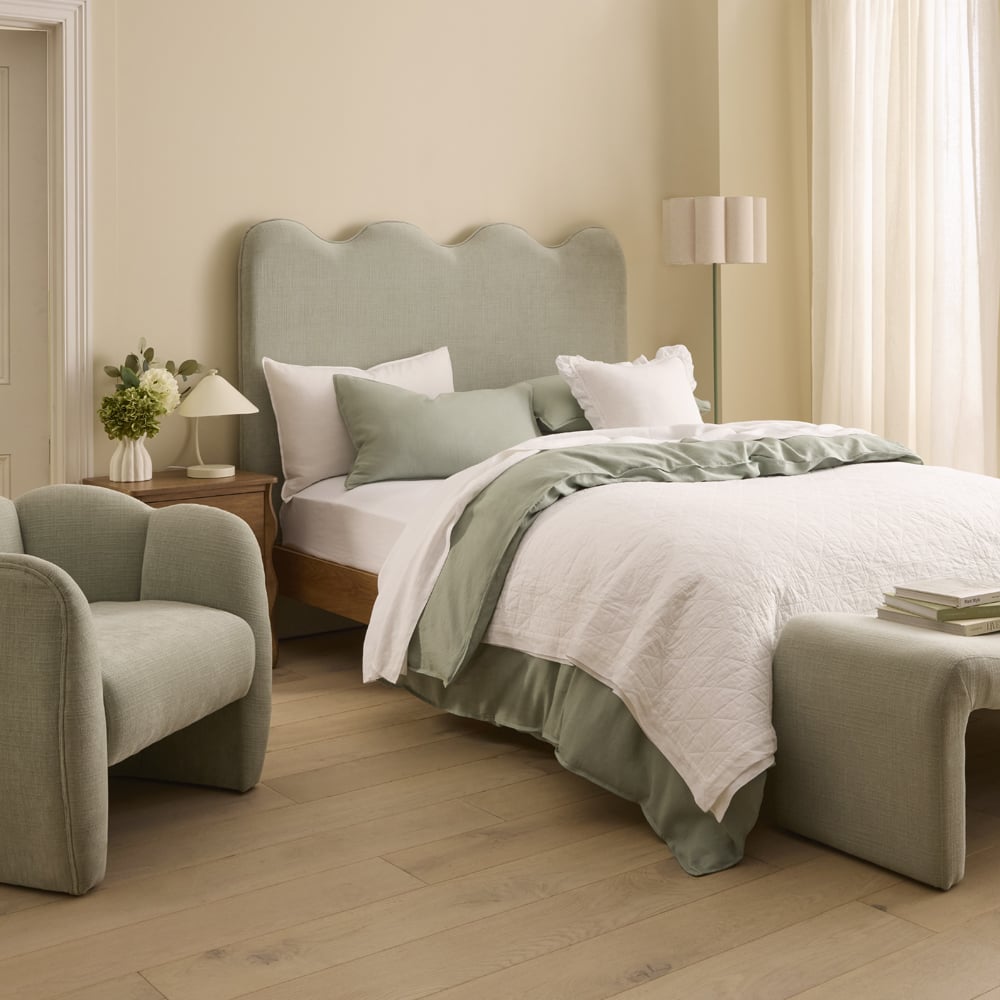 Maeve Pistachio Bedhead | Adairs