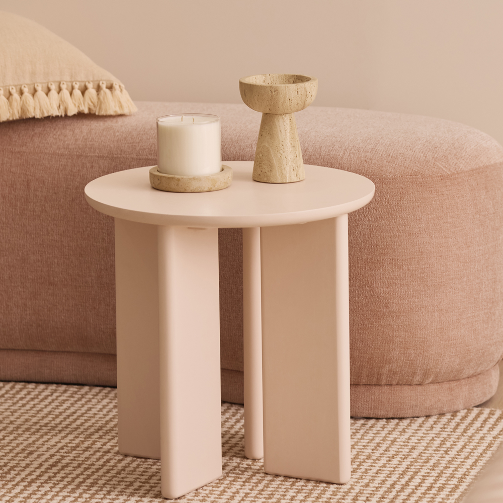 Parker Blush Side Table | Adairs