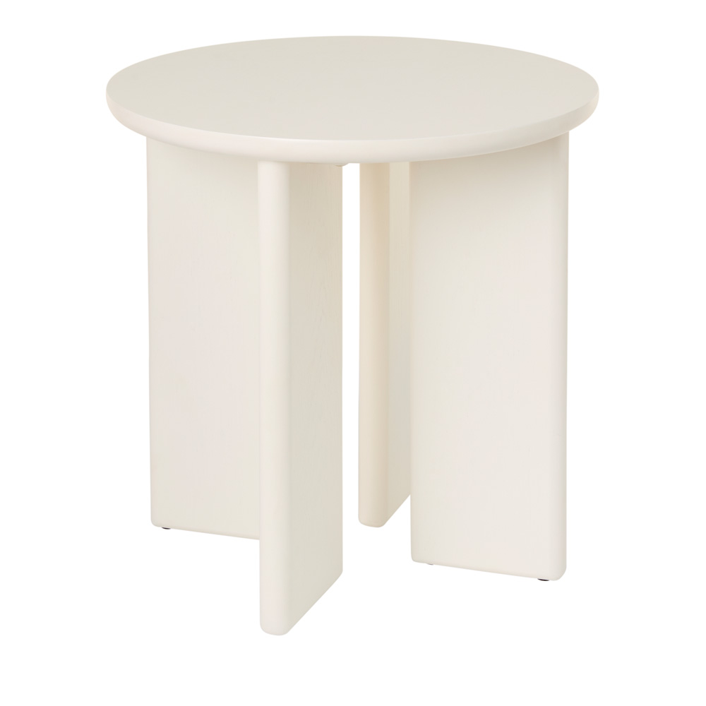 Parker Ivory Side Table | Adairs