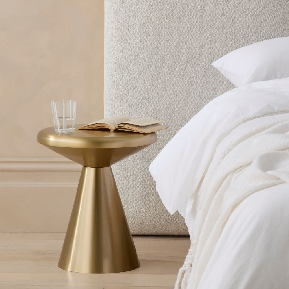 Penelope Gold Side Table | Adairs