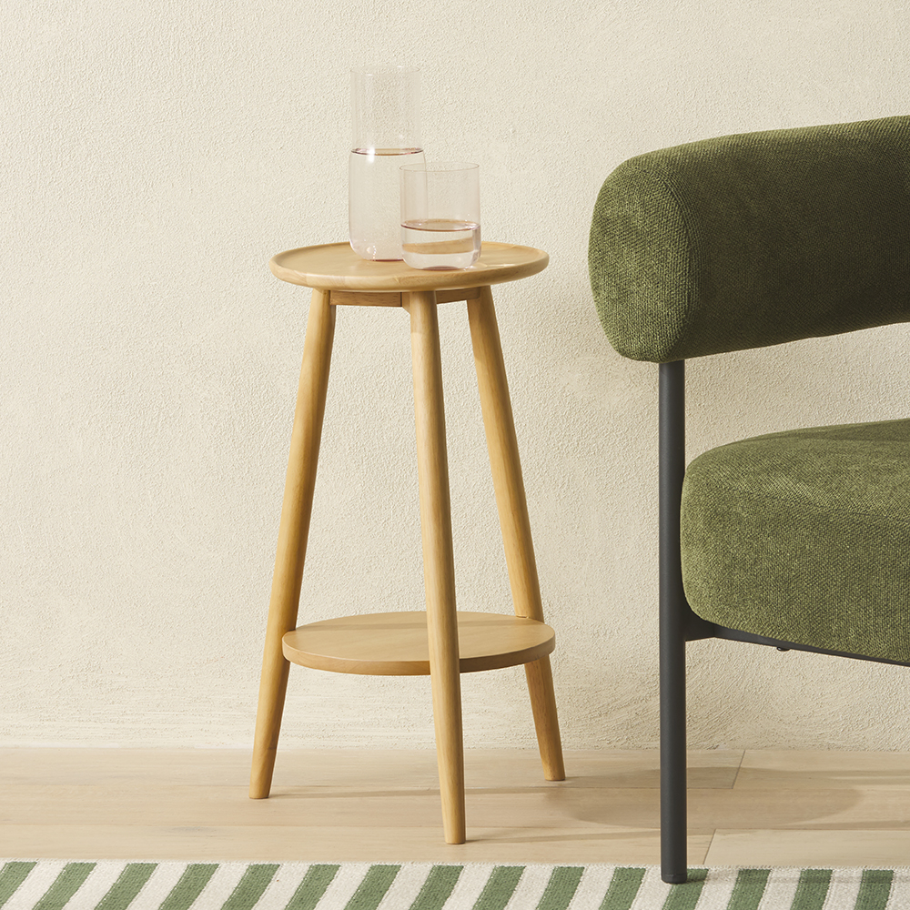 Timber Natural Drinks Table | Adairs