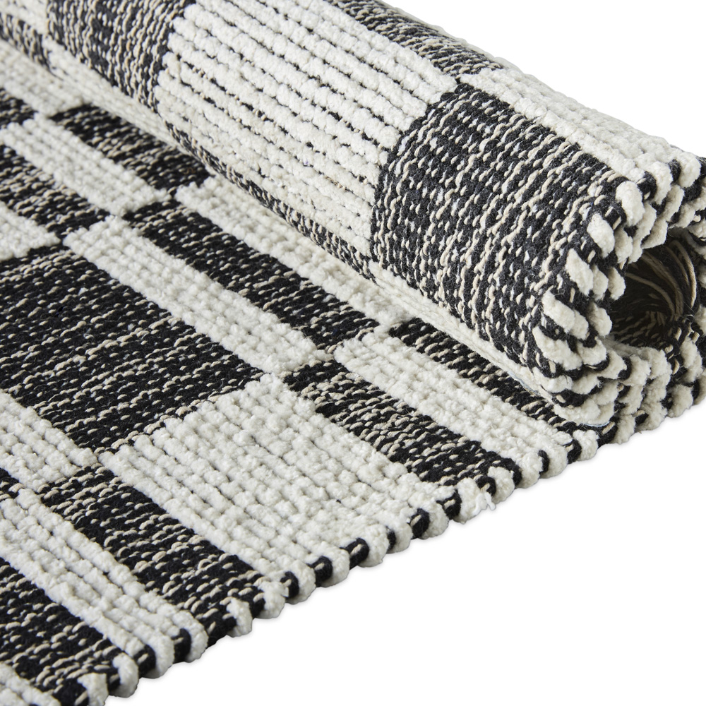 Curtis Black Indoor Mat | Adairs