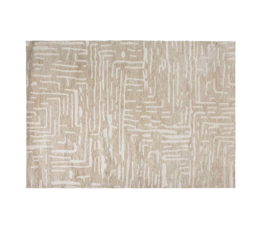 Modern Beige & Ivory Rug | Adairs
