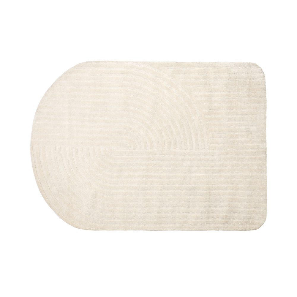 Curve Ivory Rug | Adairs