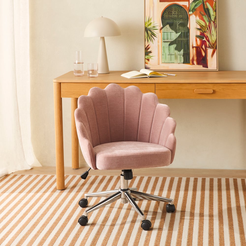 Arista Dusty Rose Desk Chair Adairs