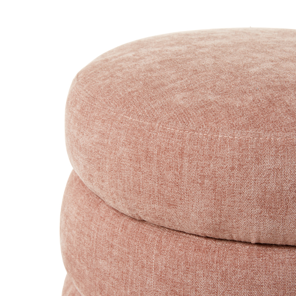 Memphis Blush Storage Ottoman | Adairs