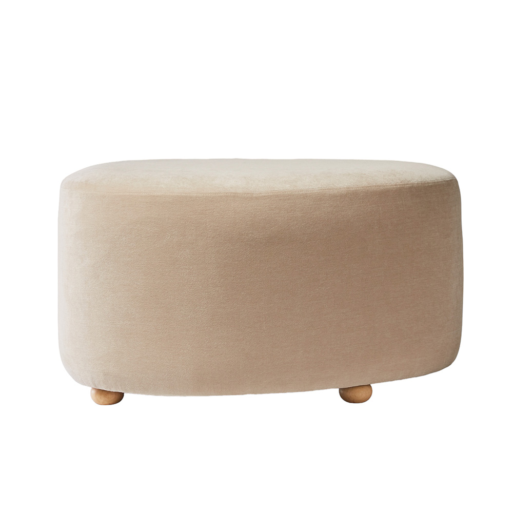 Pebble Sand Ottoman Set of 2 | Adairs