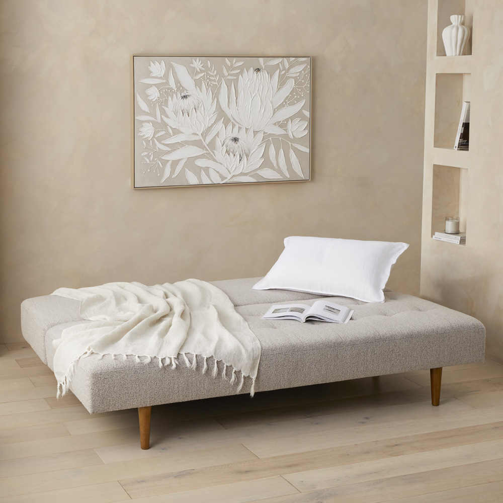 Conran Beige Boucle Sofa Bed | Adairs