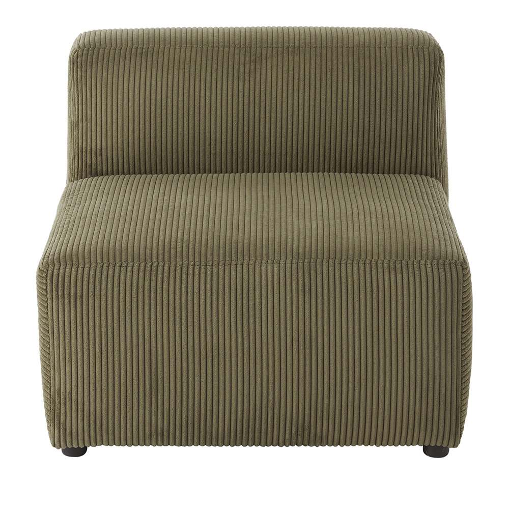 Tulsa Forest Corduroy 1 Seater Modular Lounge Chair | Adairs