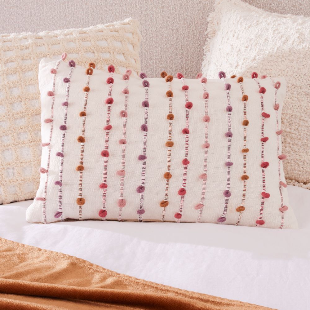 Babylon Spiced Berry Loop Cushion | Adairs
