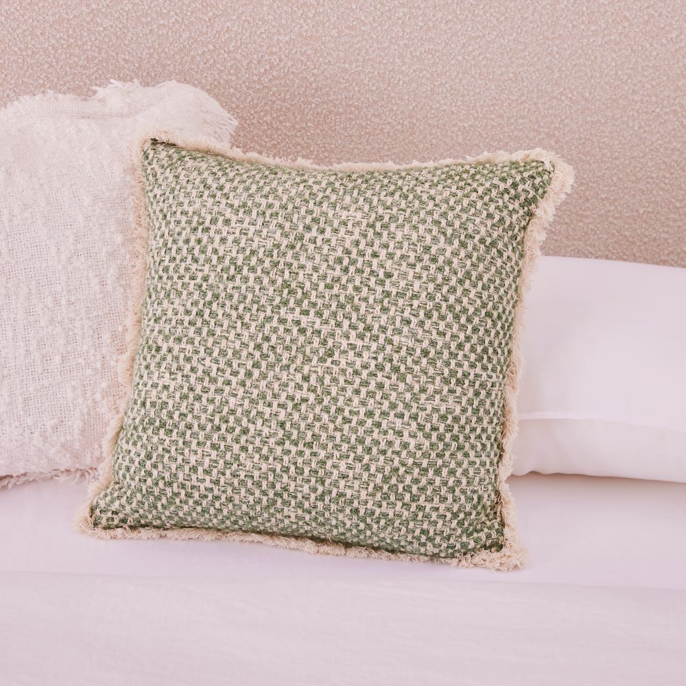 Amar Sage Cushion | Adairs