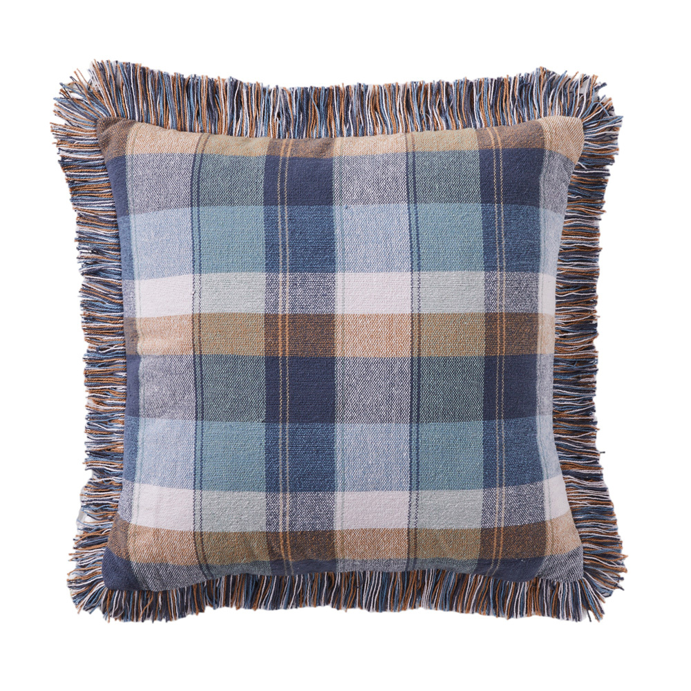 Preston Moss Check Cushion | Adairs