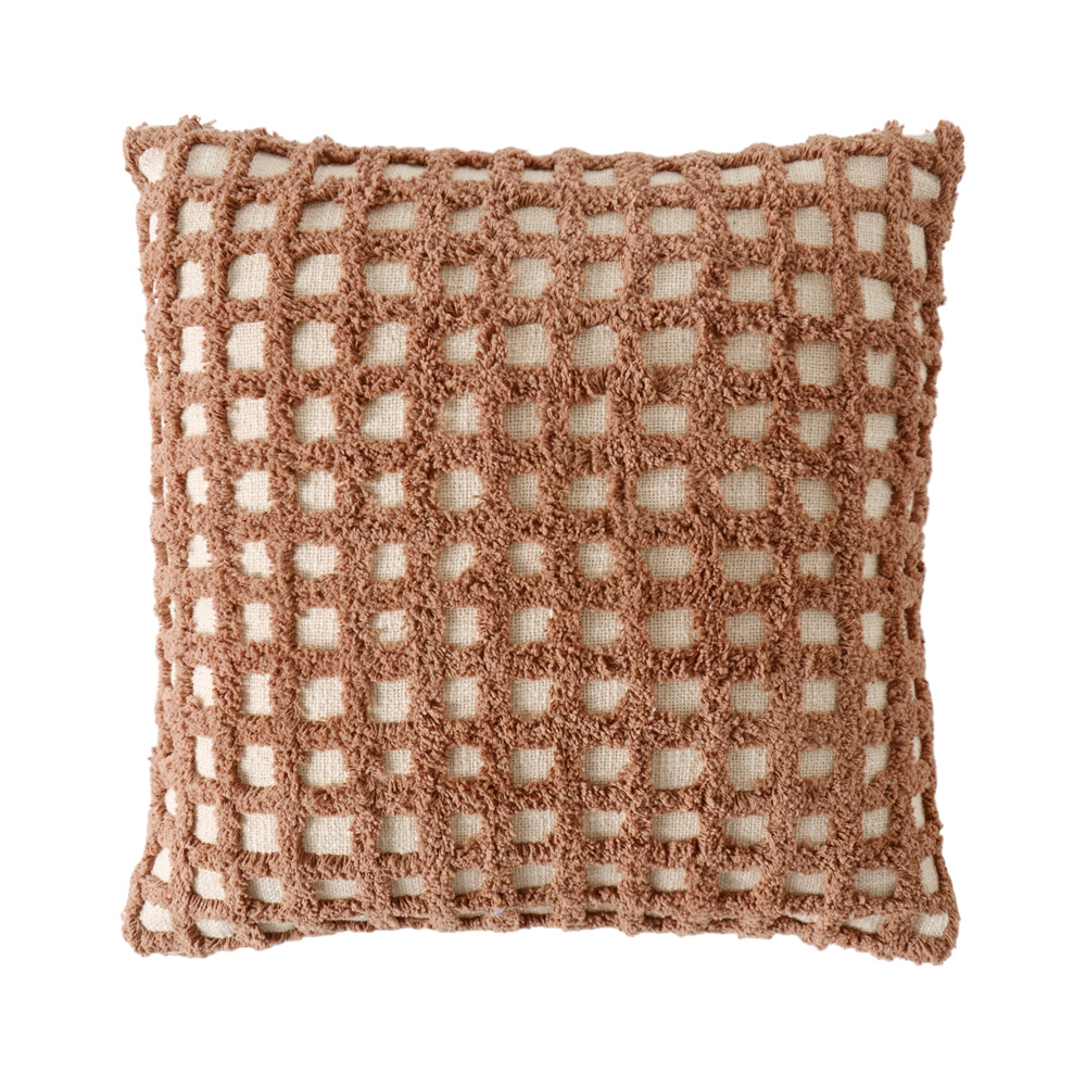 Romy Almond Check Cushion | Adairs