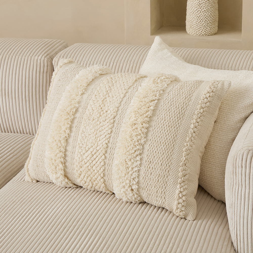 Arlette Natural Cushion | Adairs