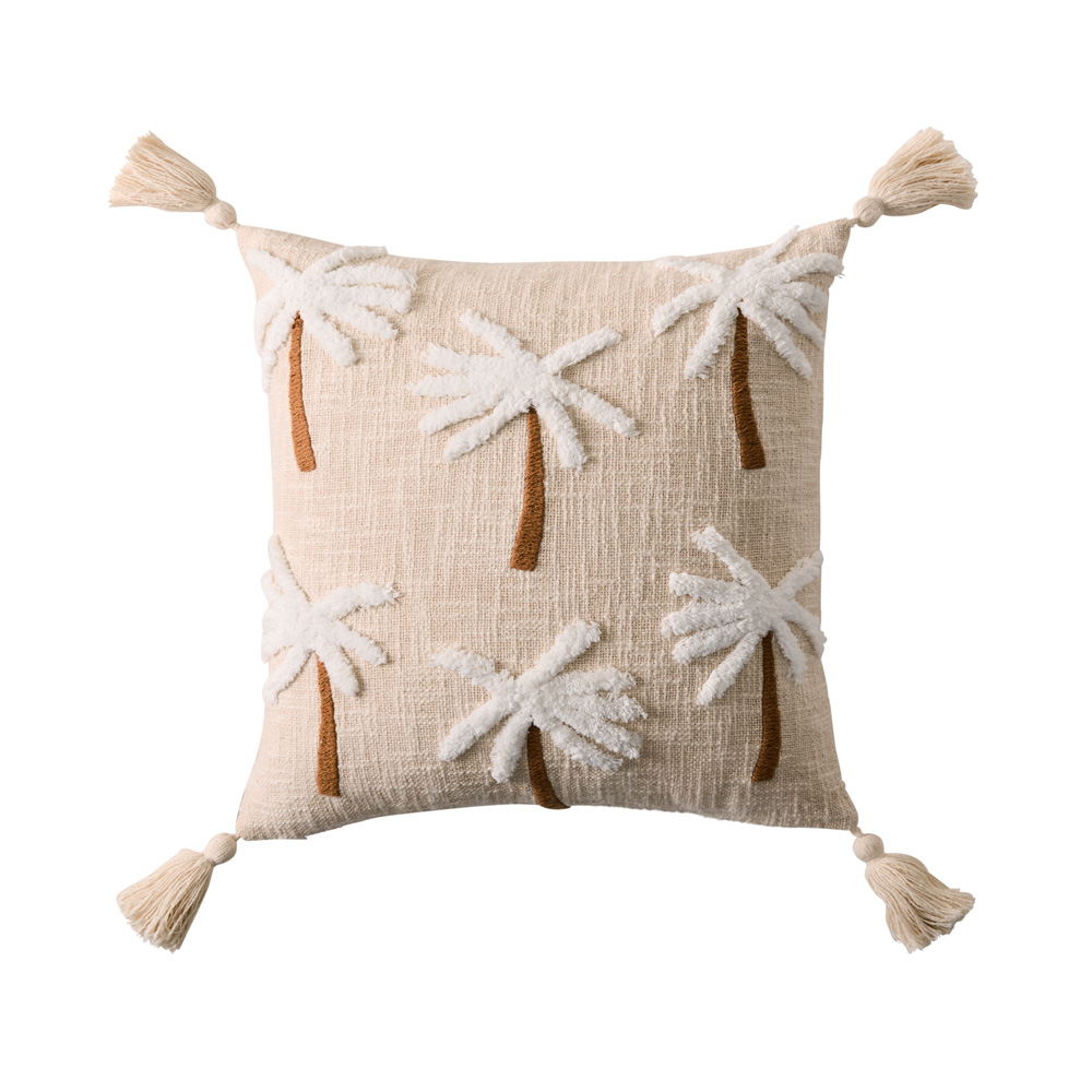 Palm Green Tufted Cushion | Adairs