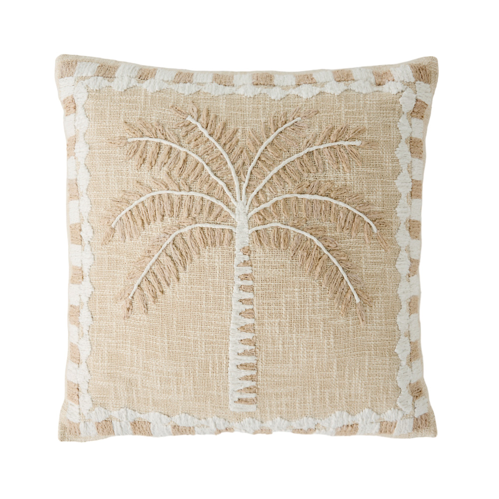 Kiki Palm Naturals Cushion | Adairs