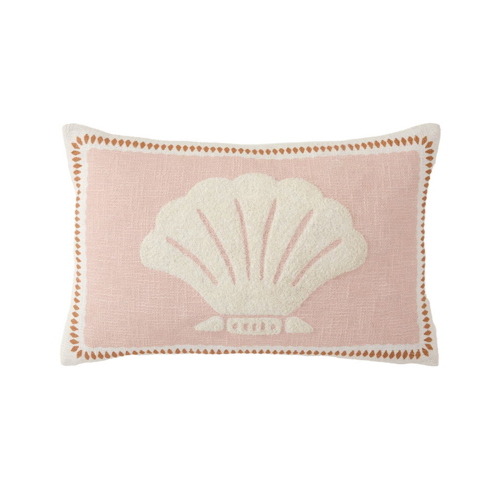 La Plage Shell Naturals Cushion | Adairs