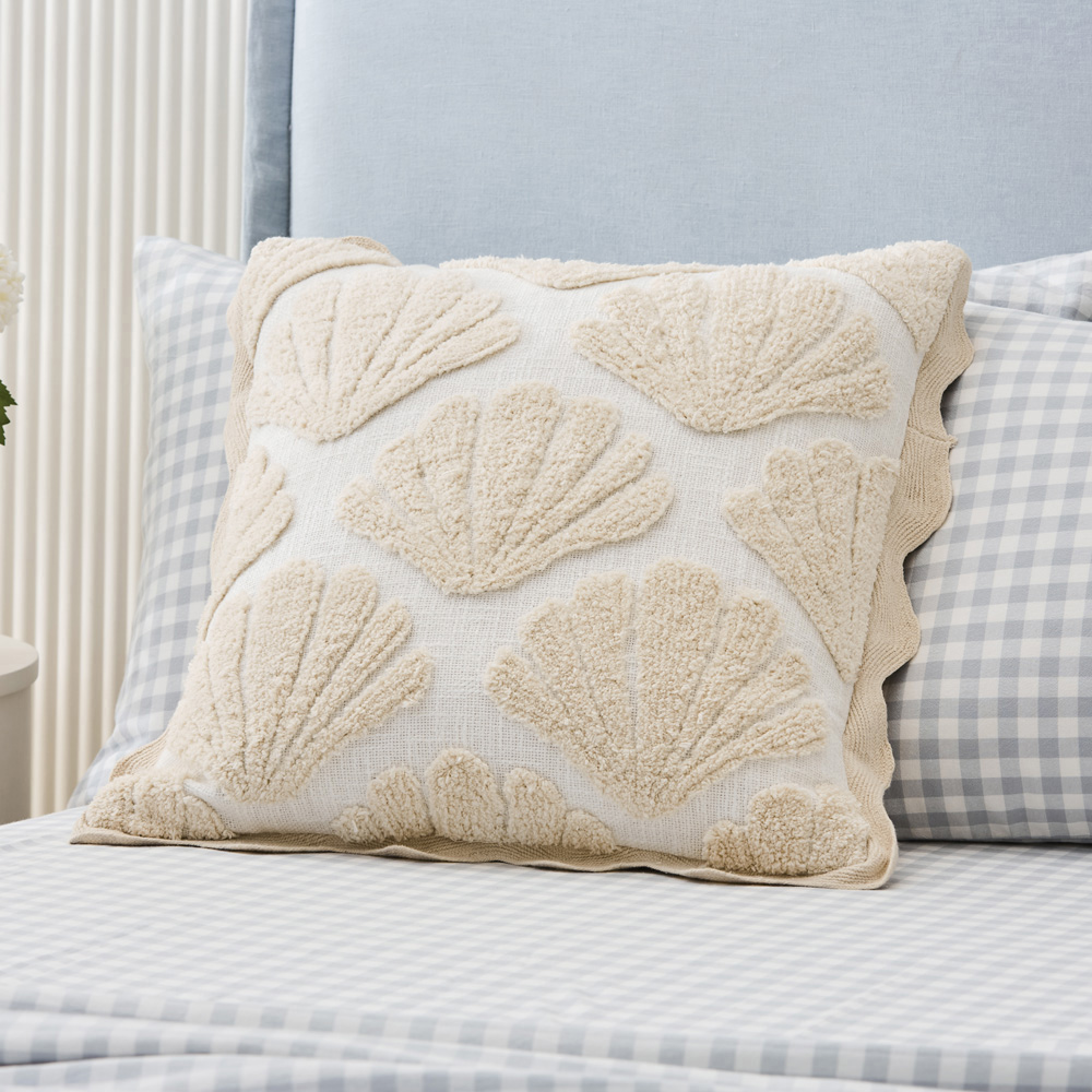 Sydney Natural Shell Cushion | Adairs